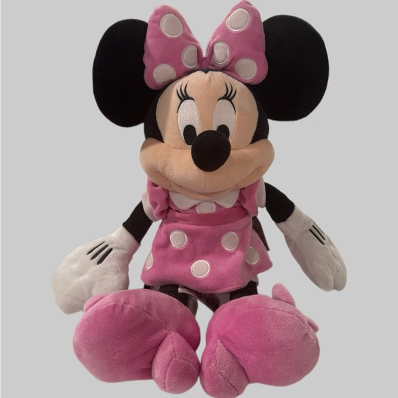 Disney | Toys | Disney Minnie Mouse Pink Plush Toy 8 | Poshmark